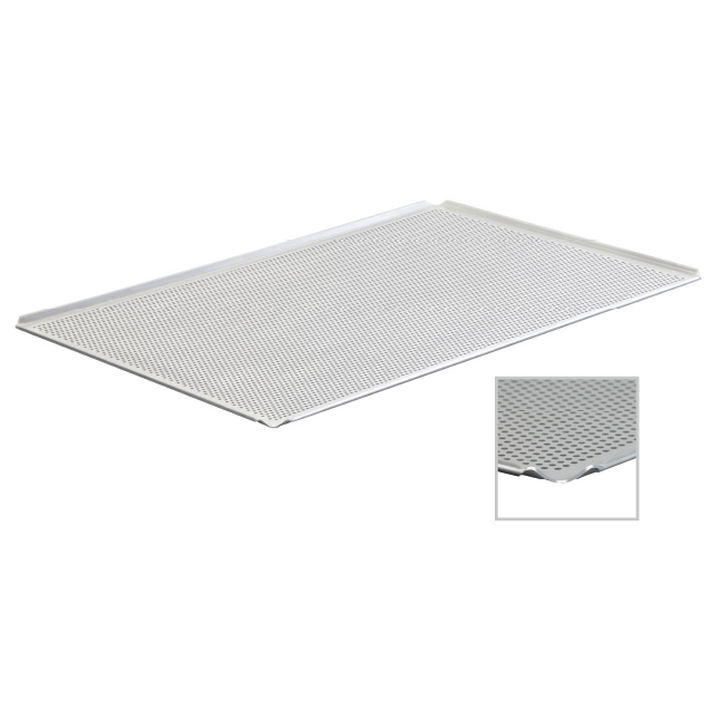 Baking Trays alu, perforation 3 mm, 600 x 400 x 10 mm, 10 pcs