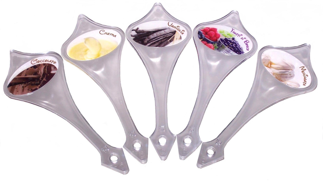 Kit flavour signs (set of 55 labels)